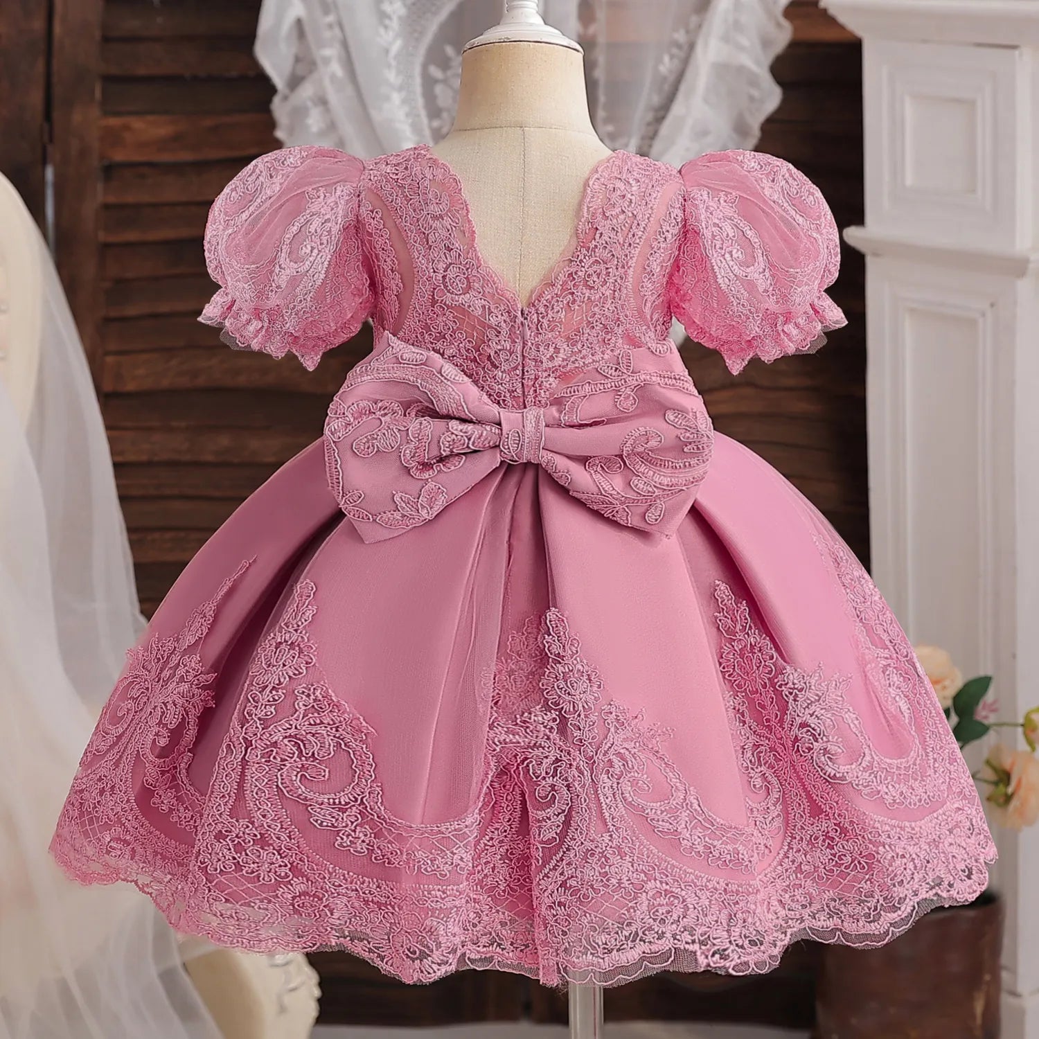Baby Lace Flower Dress | Girls 1st Birthday Outfits | Toddler Clothing ...
